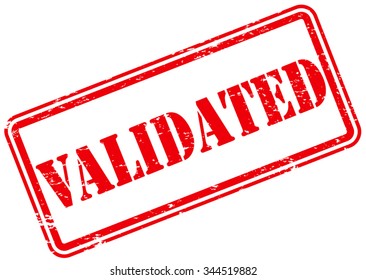 Validated Rubber Stamp Stock Vector (Royalty Free) 344519882 | Shutterstock