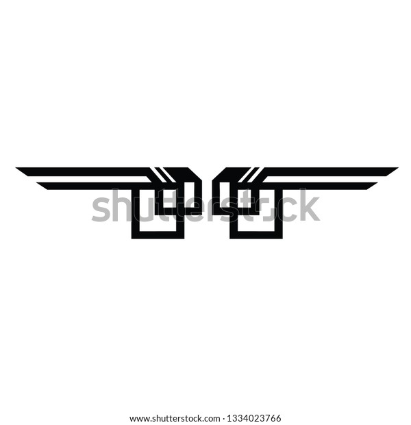 Valkyrie Wing Set Modern Design Wing Stock Vector (Royalty Free ...