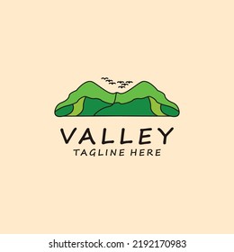 Valley Logo Design Icon Template Stock Vector (Royalty Free) 2192170983 ...