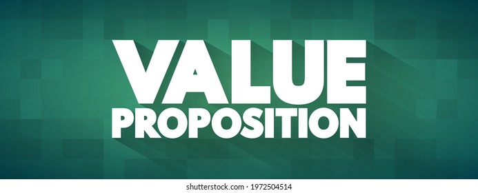 1,611 Value and proposition Images, Stock Photos & Vectors | Shutterstock