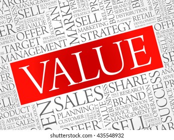 Value Word Cloud Business Concept Stock Vector (Royalty Free) 435548932 ...