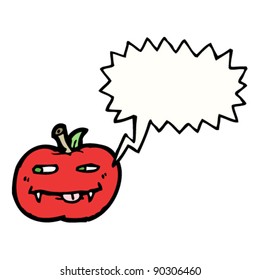 Vampire Apple Cartoon Stock Vector (Royalty Free) 90306460 | Shutterstock