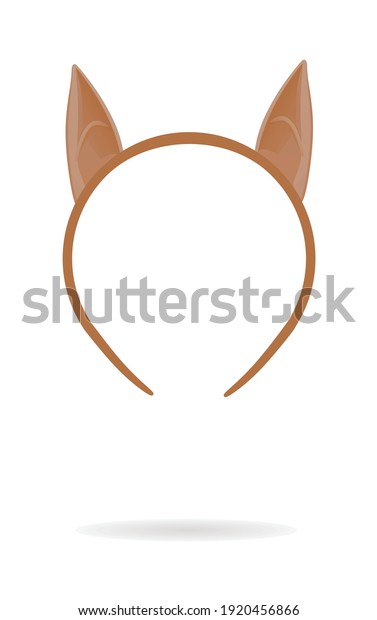 Vampire Ears Mask Vector Illustration Stock Vector (Royalty Free ...