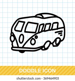 Van Color Doodle Stock Vector (Royalty Free) 369464903 | Shutterstock