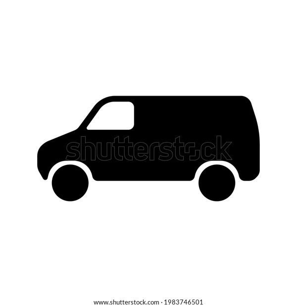 Van Icon Freight Minibus Delivery Truck Stock Vector (Royalty Free ...