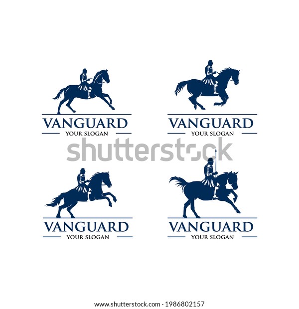 Vanguard Silhouette Logo Vector Set Stock Vector (Royalty Free ...