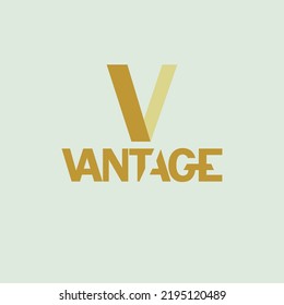 Vantage Vector Logo Design Templates Stock Vector (Royalty Free ...