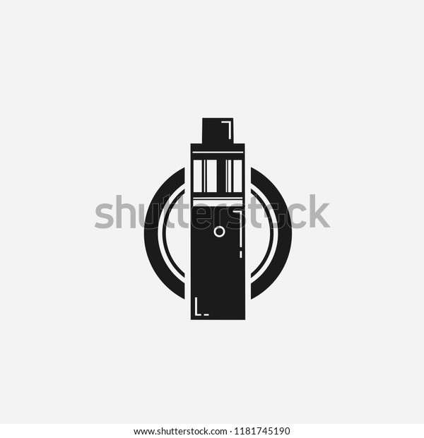 Vape Logo Vaporizer Flat Design Vapor Stock Vector (Royalty Free ...
