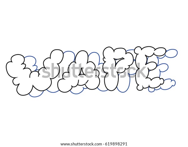 Vaping Word Vector Illustration Isolated Stock Vector (Royalty Free ...