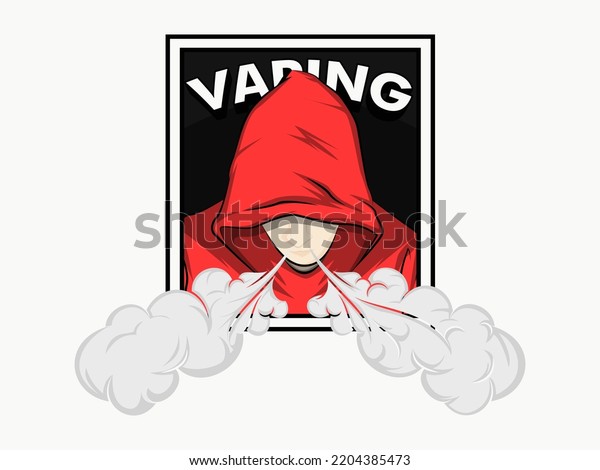 Vapor Logo Man Character Vector Stock Vector (Royalty Free) 2204385473 ...