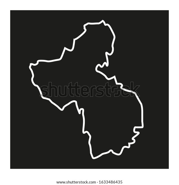 Vardar Region Map Northern Macedonia Country Stock Vector (Royalty Free ...