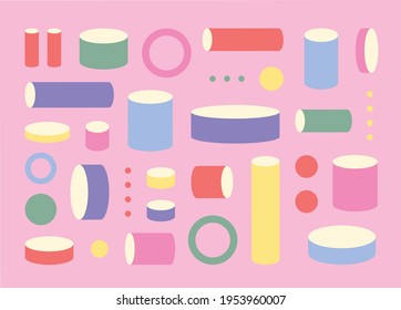 12,421 3d cylinder pattern Stock Illustrations, Images & Vectors ...