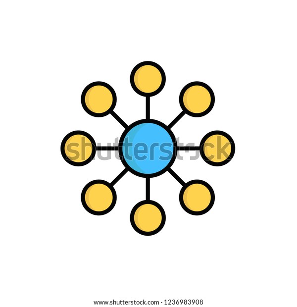 Variety Icon Vector Design Fill Outline Stock Vector (Royalty Free ...