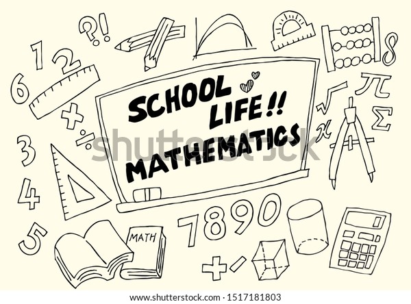 Variety Props Necessary Express Math Class Stock Vector (Royalty Free ...