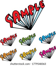 Variety Sample Characters Popping Out Stock Vector (Royalty Free ...