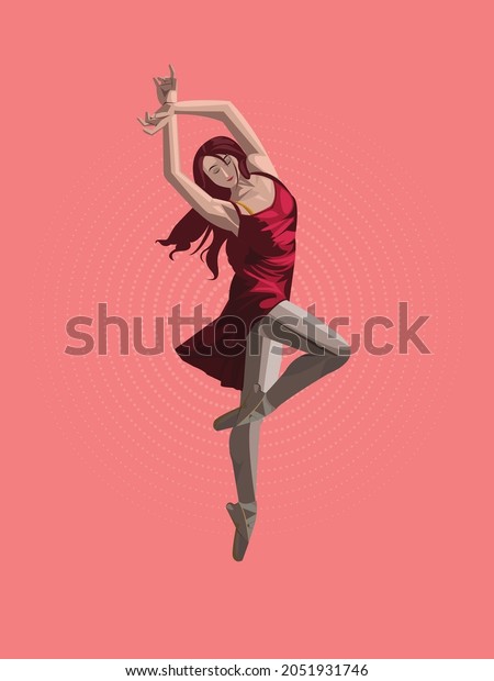 Various Dance Gestures Many Colors Stock Vector (Royalty Free ...