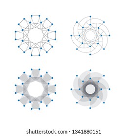 Various Fibonacci Icons Stock Vector (Royalty Free) 1341880151 ...