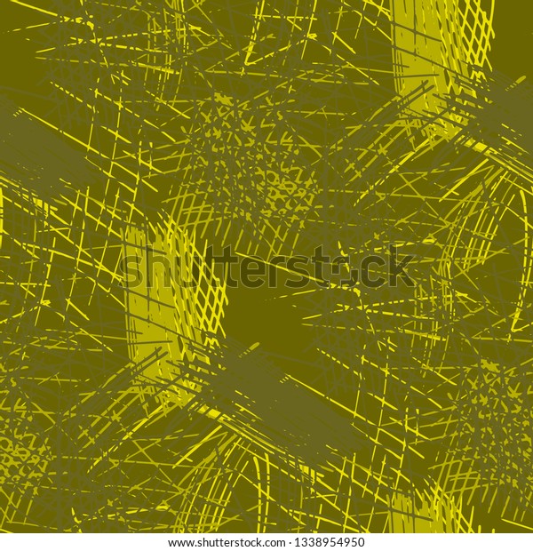 Various Hatches Seamless Texture Chaotic Hand Stock Vector (Royalty ...