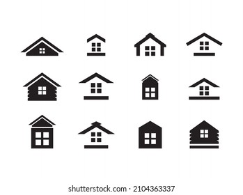 Various House Icons Home Button Website Stock Vector (Royalty Free ...