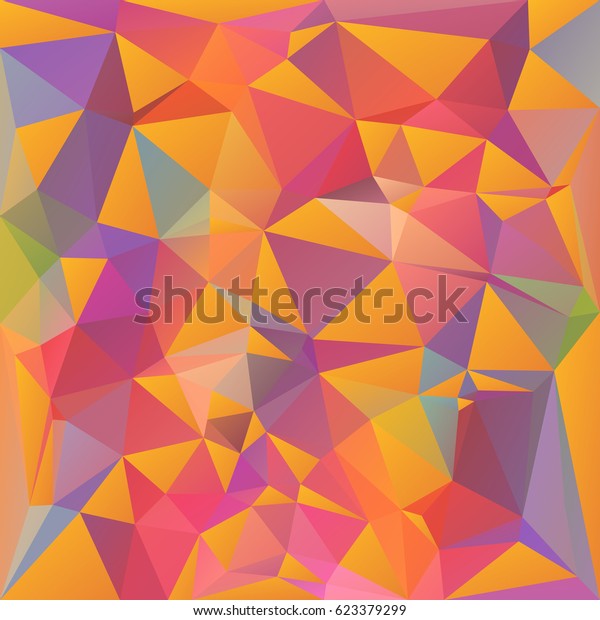 Various Rainbow Yellow Color Spectrum Triangular Stock Vector (Royalty ...