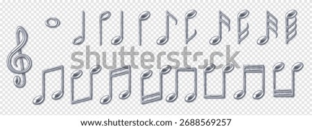 Transparent Musical Notes | Free download on ClipArtMag