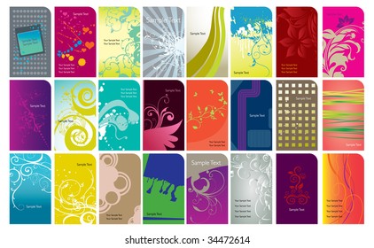 Various Type Business Card Design: vector de stock (libre de regalías ...