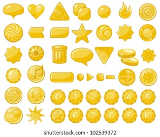 Coin Star Rotating Vector Sprite Sheet Stock Vector (Royalty Free ...