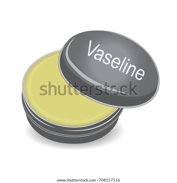 Vaseline vector illustration on a white background