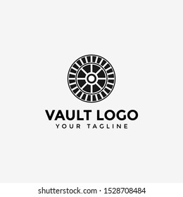Vault Logo Design Template Illustration Stock Vector (Royalty Free ...