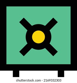Vault Vector Illustration On Transparent Backgroundpremium Stock Vector ...