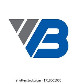 Vb Logo Designs Technology Companies Financial Stock Vector (Royalty ...