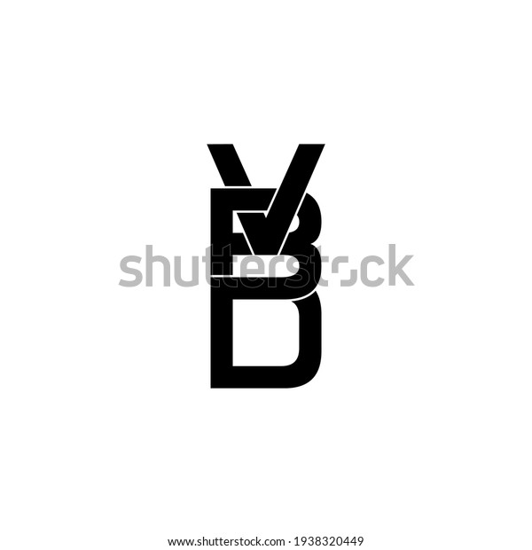 Vbd Letter Original Monogram Logo Design Stock Vector (Royalty Free ...