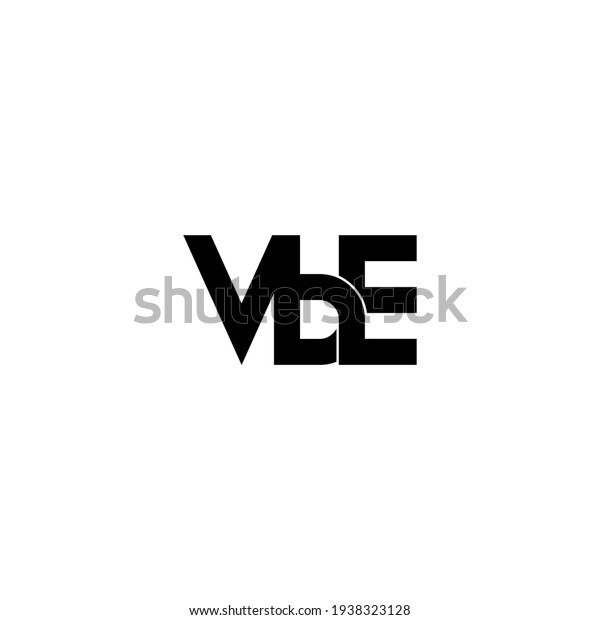 Vbe Letter Original Monogram Logo Design Stock Vector (Royalty Free ...
