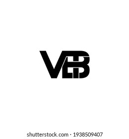 Initial Letters Vb Overlapping Fold Logo Stock Vector (Royalty Free ...