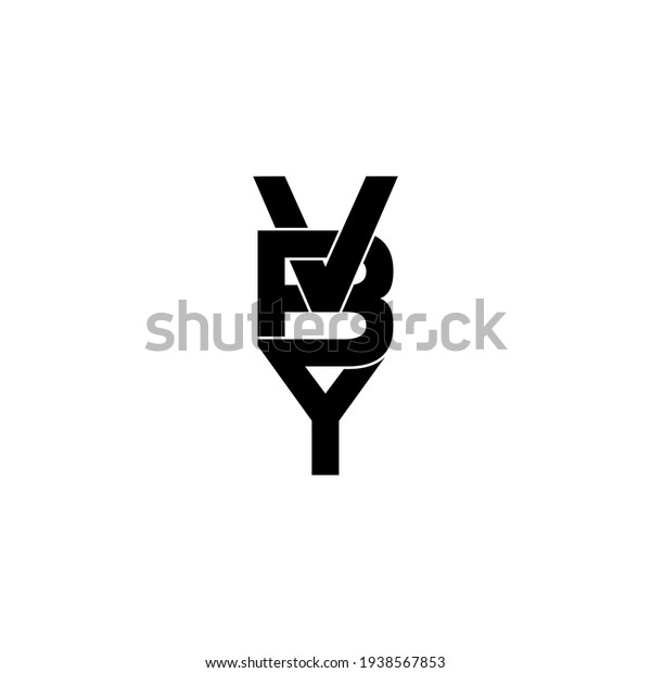 Vby Letter Original Monogram Logo Design Stock Vector (Royalty Free ...