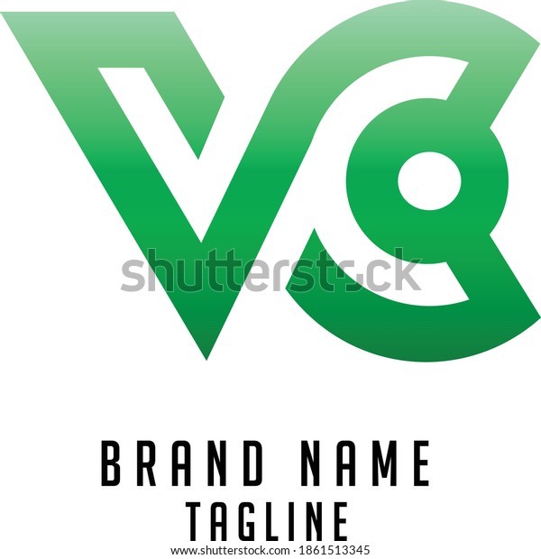 Vc Initials Logo Name Initials Logo Stock Vector (Royalty Free ...