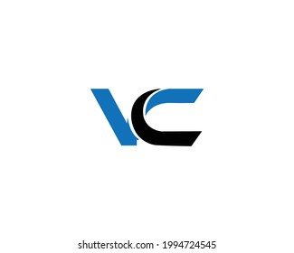 Vc Letter Logo Design Creative Modern Stock Vector (Royalty Free ...