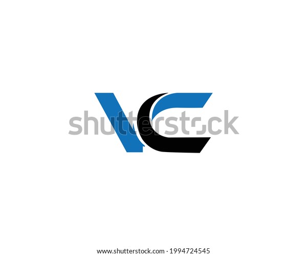 Vc Letter Logo Design Creative Modern Stock Vector (Royalty Free ...