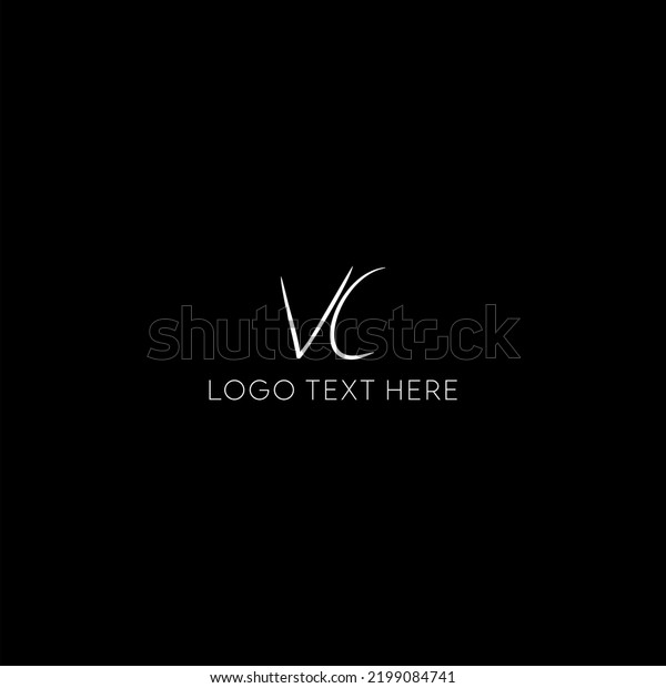 Vc Letter Logo Vc Logo Hand Stock Vector (Royalty Free) 2199084741 ...