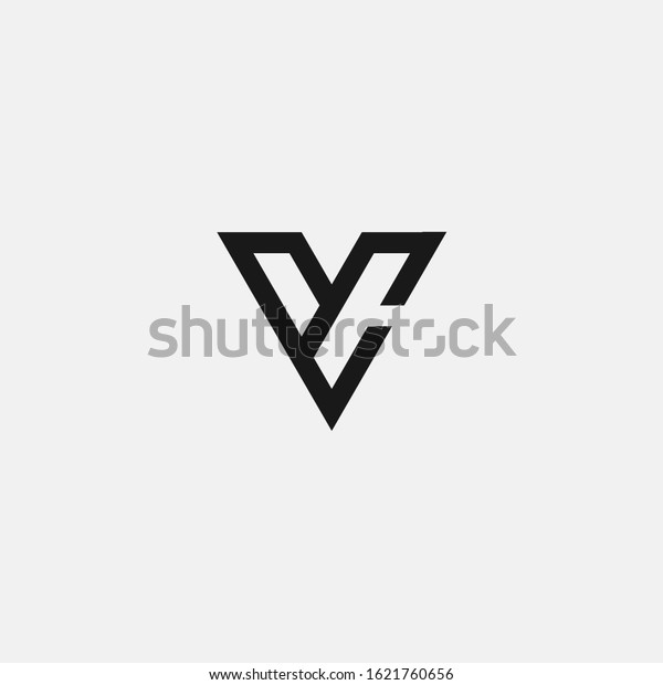 Vc Letter Monogram Logo V C Stock Vector (Royalty Free) 1621760656