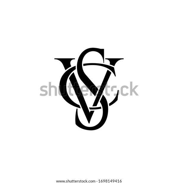 Vcs Letter Original Monogram Logo Design Stock Vector (Royalty Free ...