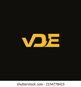 Vde Elictric Logo Design Vector Stock Vector (Royalty Free) 2154778415 ...