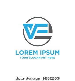 Ve Gvf Letter Logo Vector Design Stock Vector (Royalty Free) 1486828808 ...