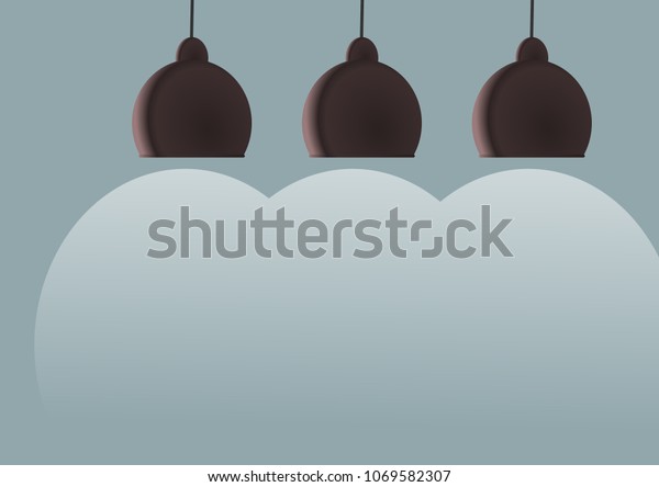 Vectoes Illustration Lamps 2d Flat Style Stock Vector (Royalty Free ...