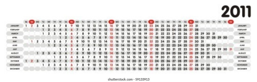 1,453 October 2011 calendar Images, Stock Photos & Vectors | Shutterstock