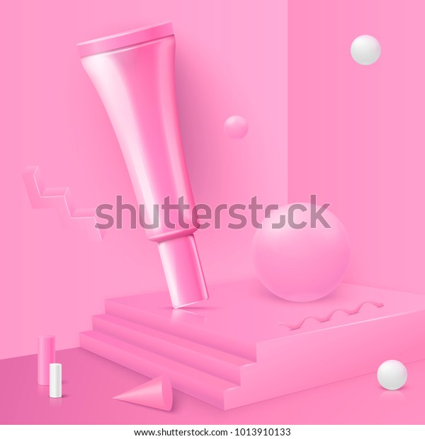 Vector 3d Realistic Corner Wall Abstract Stock Vector (Royalty Free ...