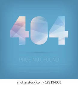 Vector 404 Page Design Colorful Trendy Stock Vector (Royalty Free ...