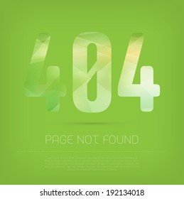 Vector 404 Page Design Colorful Trendy Stock Vector (Royalty Free ...