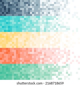 Vector 5 Colors Fading Pixel Background Stock Vector (Royalty Free ...