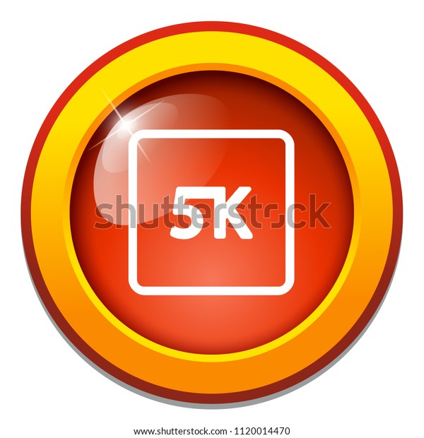 Vector 5k Icon Ultra Hd Design Stock Vector (Royalty Free) 1120014470 ...